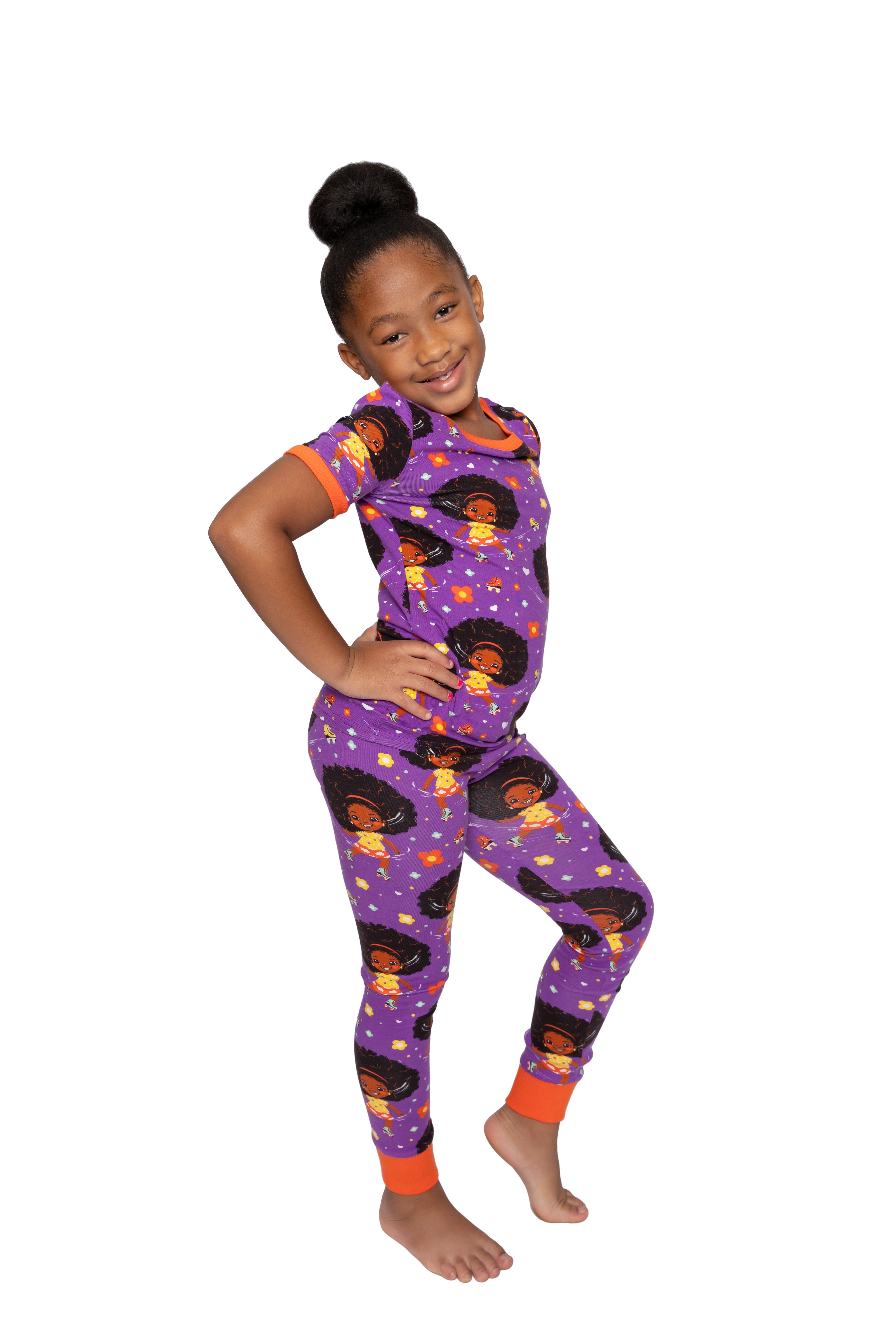 Roller Dream Queen PJ Set Snug Fit Pajamas Set Girls Toddler Size 4T ...
